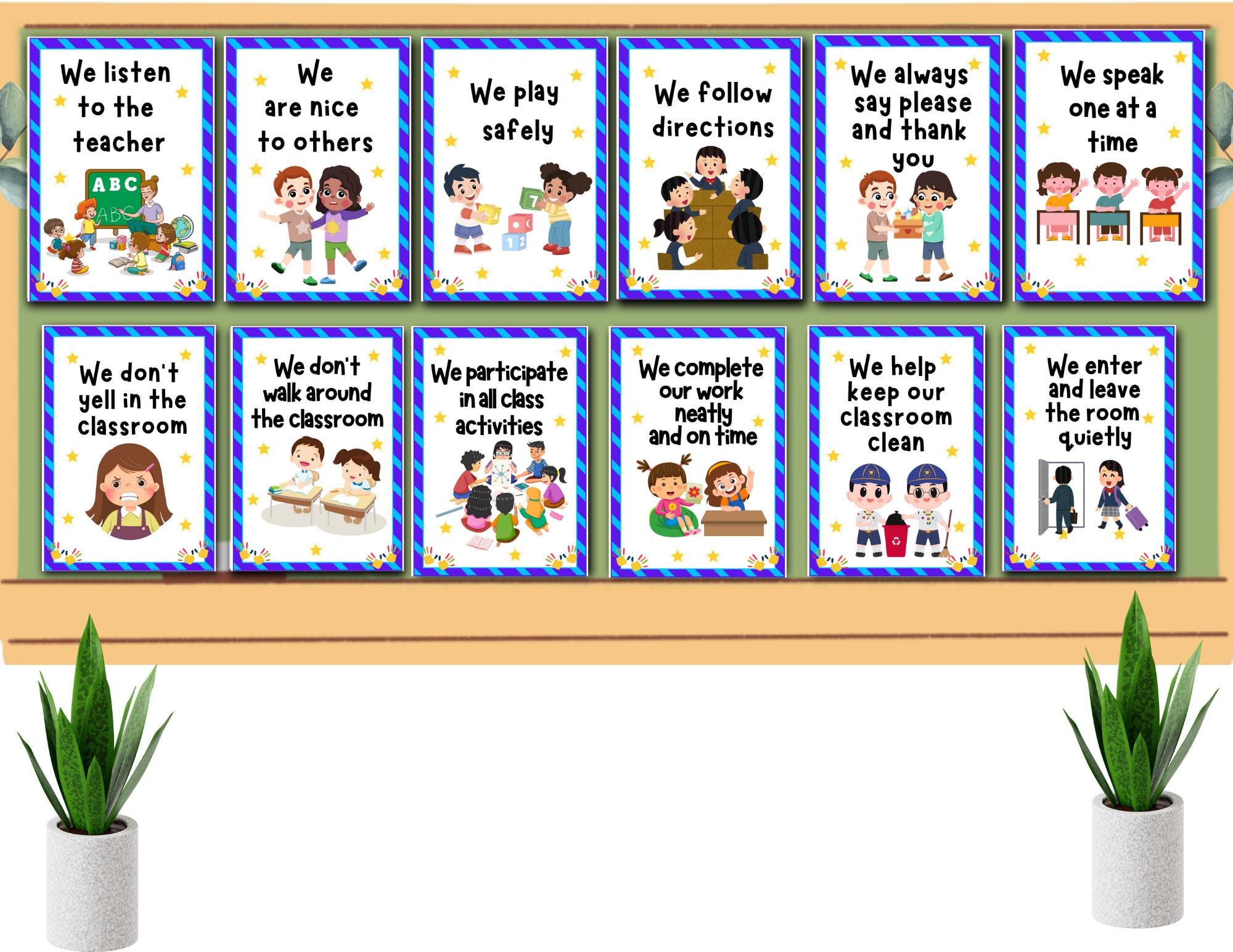 Classroom Rules Printable | Daycare Rules | Classroom Rules | Daycare ...