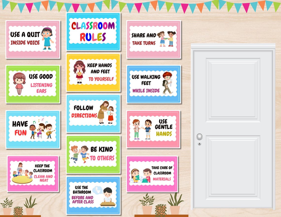 Classroom Rules Printable | Daycare Rules | Classroom Rules | Daycare ...