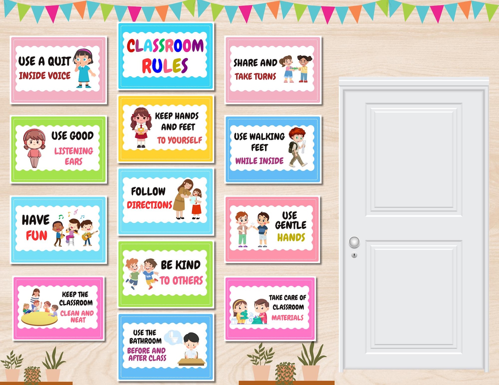 Classroom Rules Printable | Daycare Rules | Classroom Rules | Daycare ...