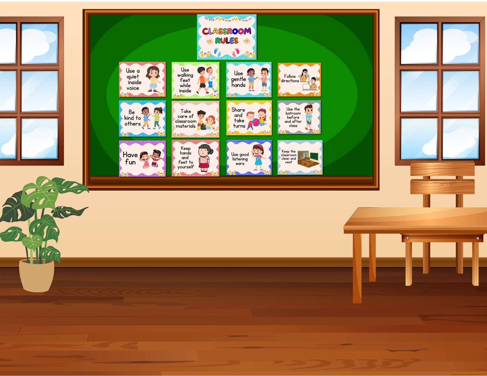 Classroom Rules Printable Daycare Rules Classroom Rules Daycare ...