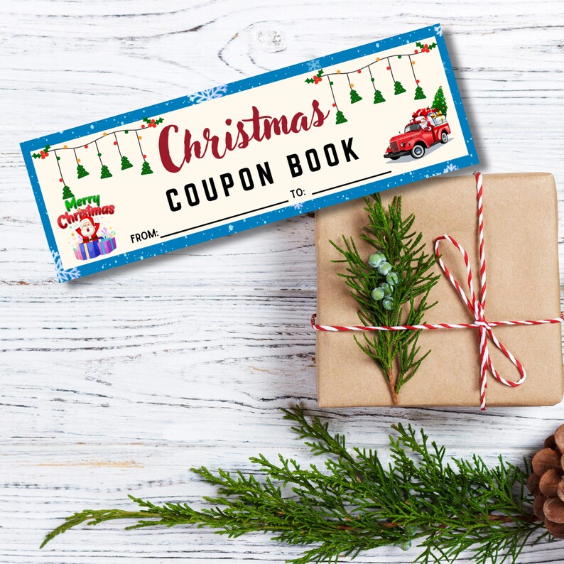 Christmas Reward Coupons for Kids, Treats & Activities (PDF) - Etsy