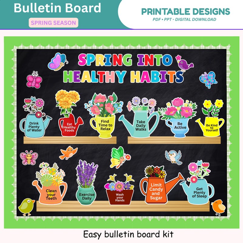 Spring Nurse Bulletin Board - Etsy