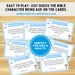 Bible Who Am I Trivia Cards, Printable Christian Party Game for Kids ...