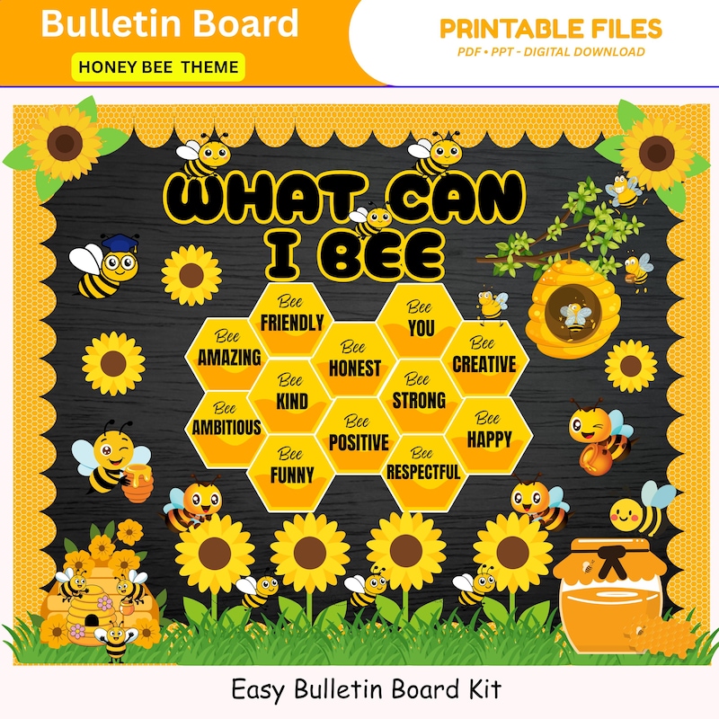 Bee Bulletin Board - Etsy