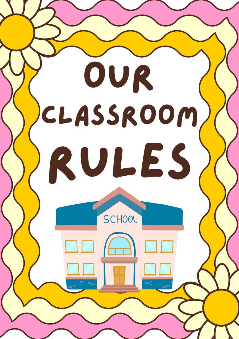 Classroom Rules Printable | Daycare Rules | Classroom Rules | Daycare Classroom Rules Posters ...