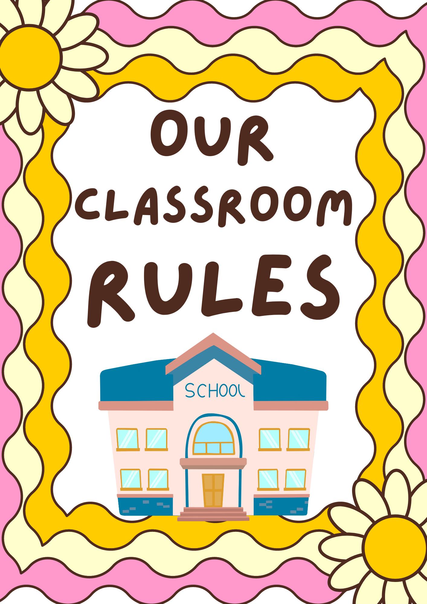 Classroom Rules Printable | Daycare Rules | Classroom Rules | Daycare Classroom Rules Posters ...