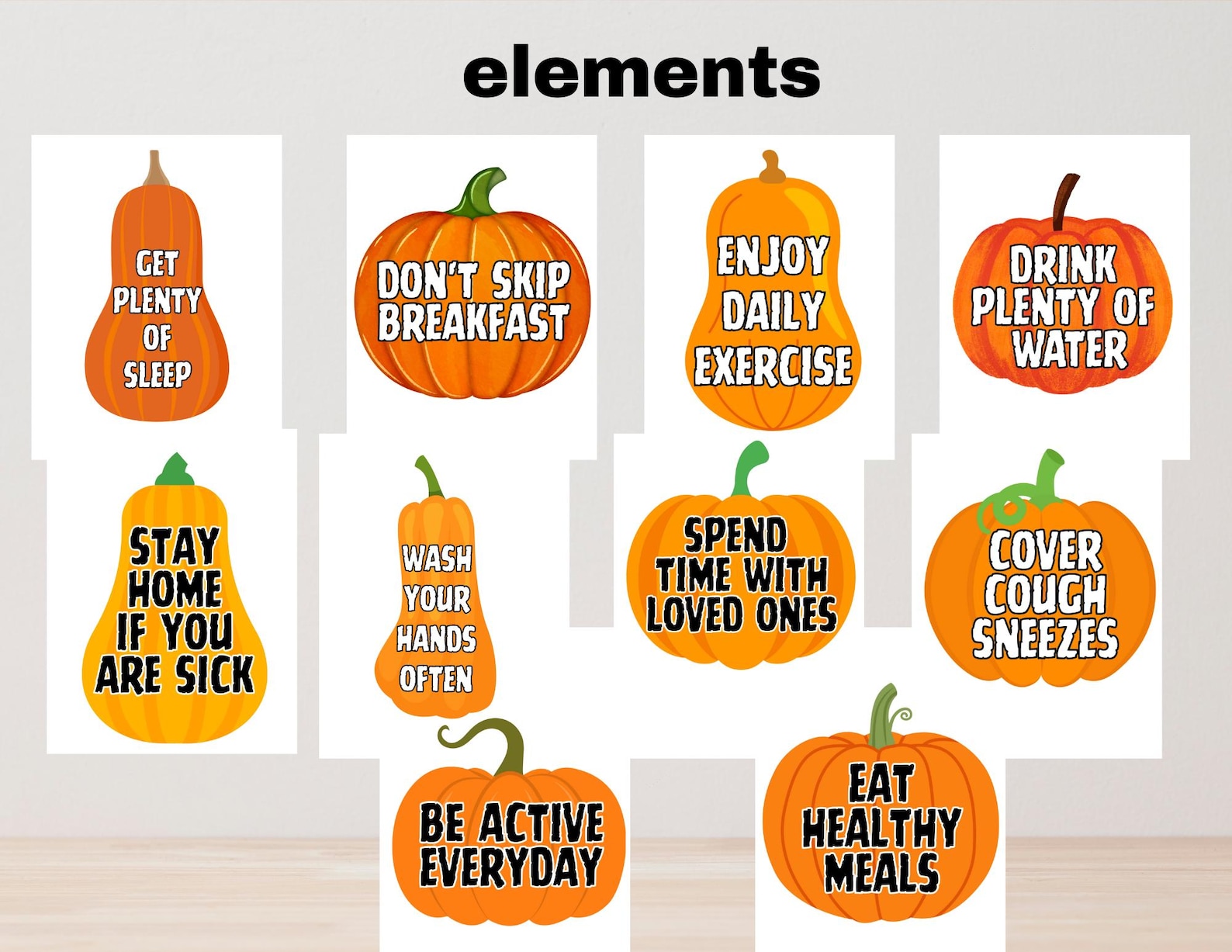 Healthy Habit Bulletin Board Kit | Fall Autumn Decor | Bulletin Board ...