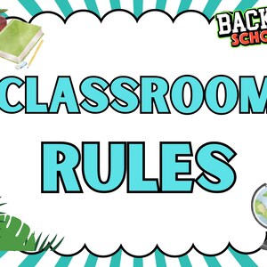 Classroom Rules Printable | Daycare Rules | Classroom Rules | Daycare ...