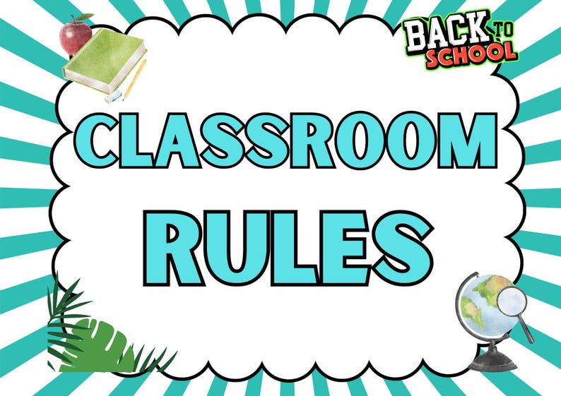 Classroom Rules Printable | Daycare Rules | Classroom Rules | Daycare ...