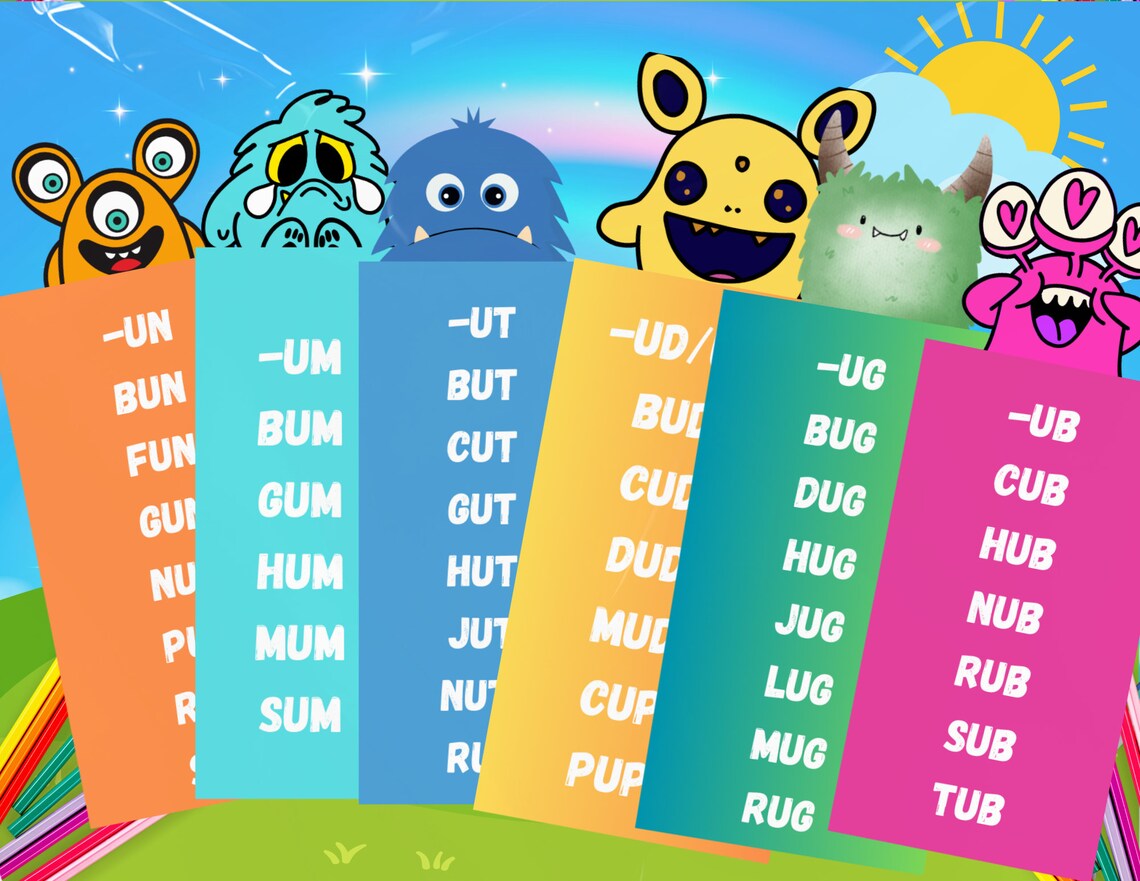 CVC Phonics, Flashcards, CVC Word Families Flashcards, CVC Phonics ...