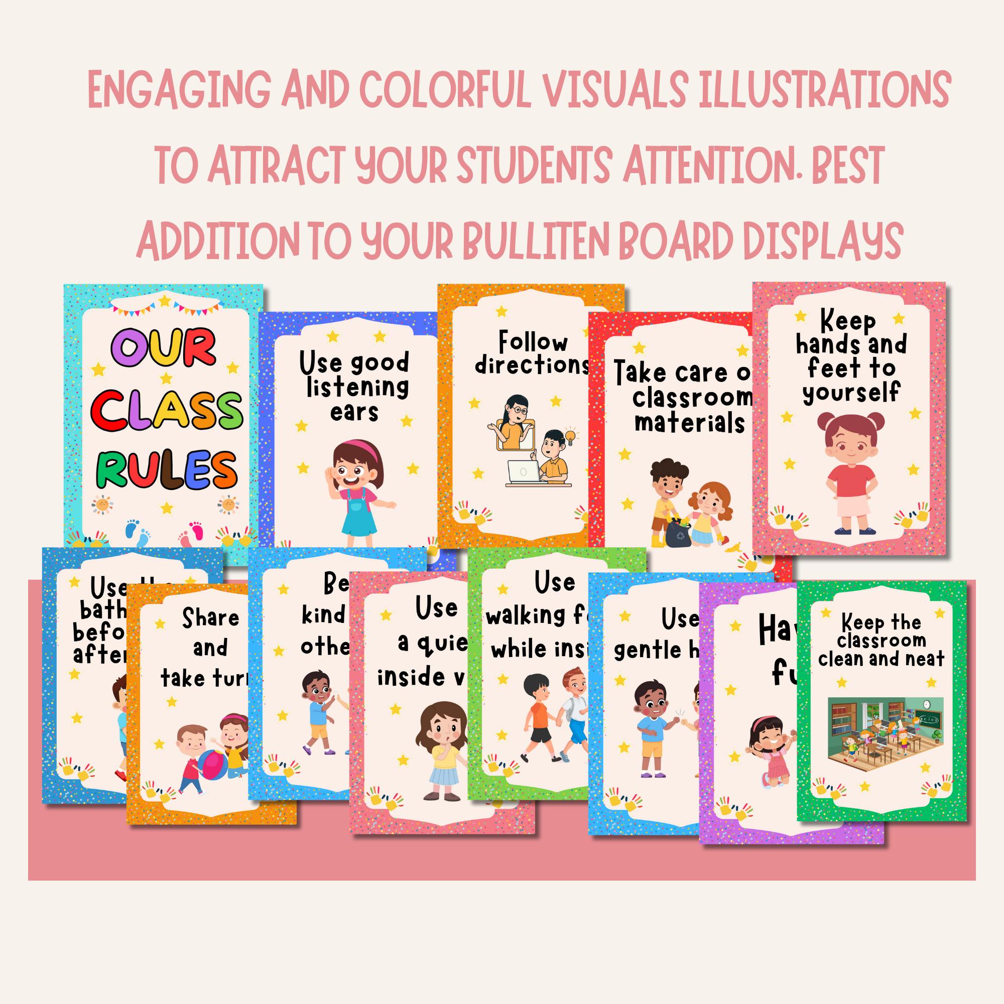 Classroom Rules Printable | Daycare Rules | Classroom Rules | Daycare ...