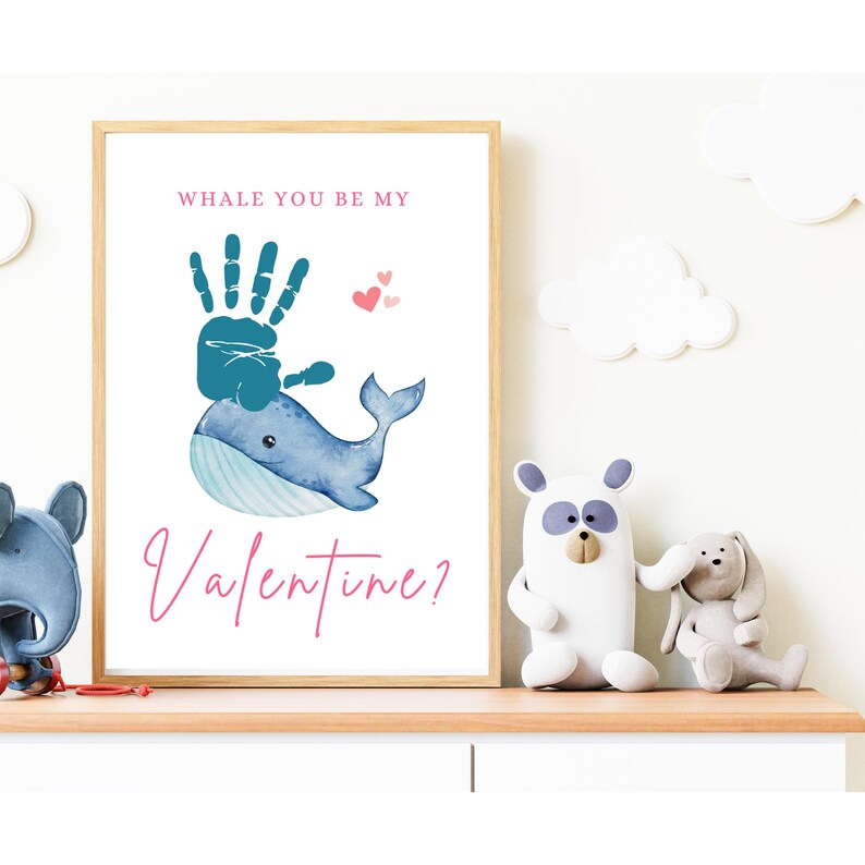 Valentine Handprint Art | Kids DIY Crafts, Preschool Activity (digital ...