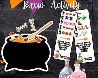 Spooky Cafe Dramatic Play, Halloween Pretend Play Set, Preschool ...