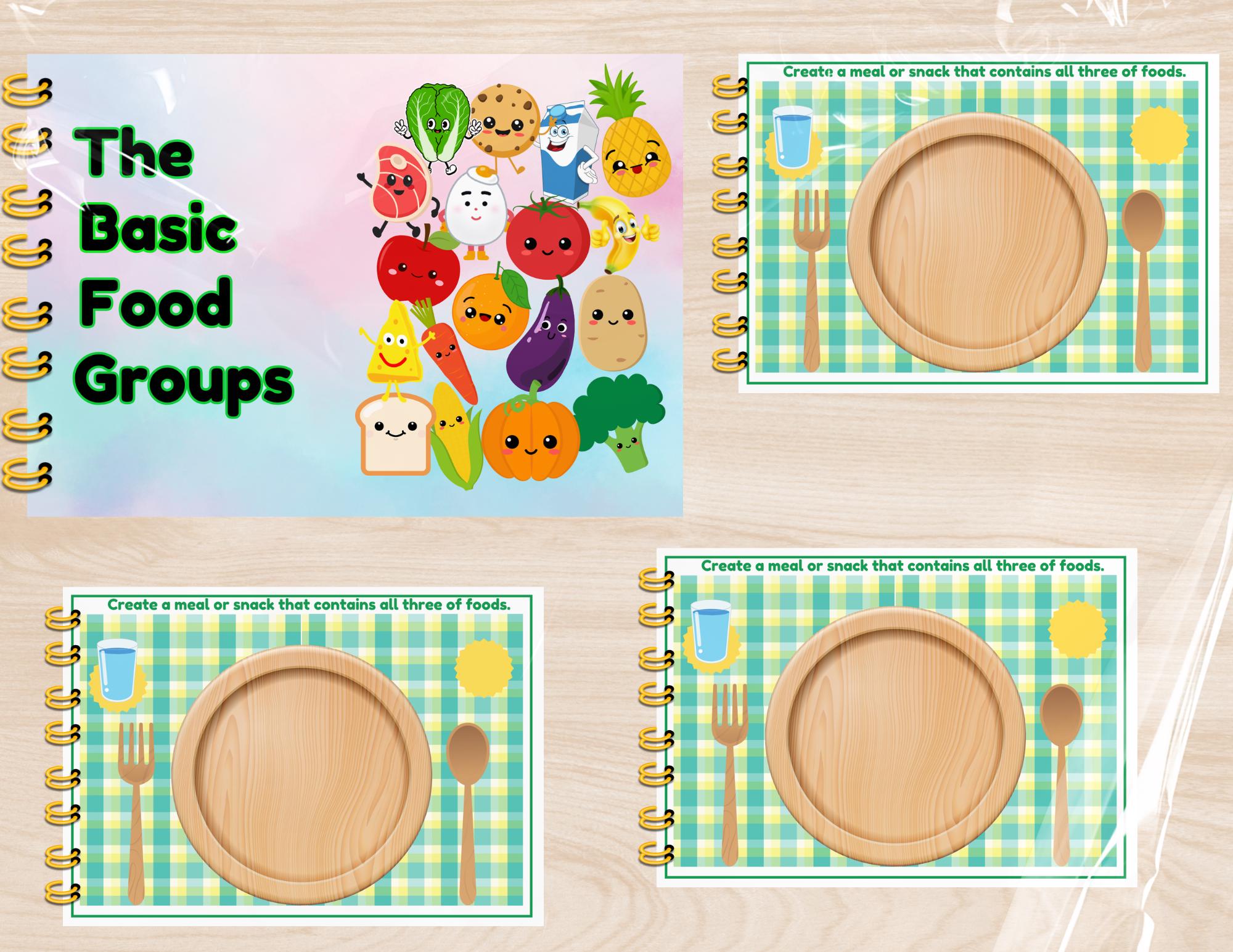 Food Groups Sorting Printable Montessori Science Cards- Kids Nutrition ...