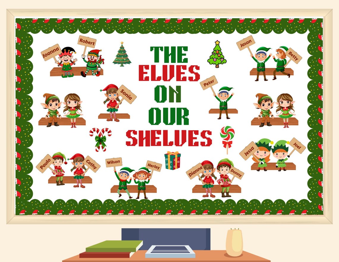 Christmas Bulletin Board, Classroom Decor, Bulletin Board, Christmas ...