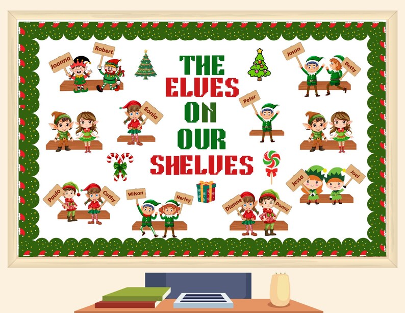 Christmas Bulletin Board, Classroom Decor, Bulletin Board, Christmas ...