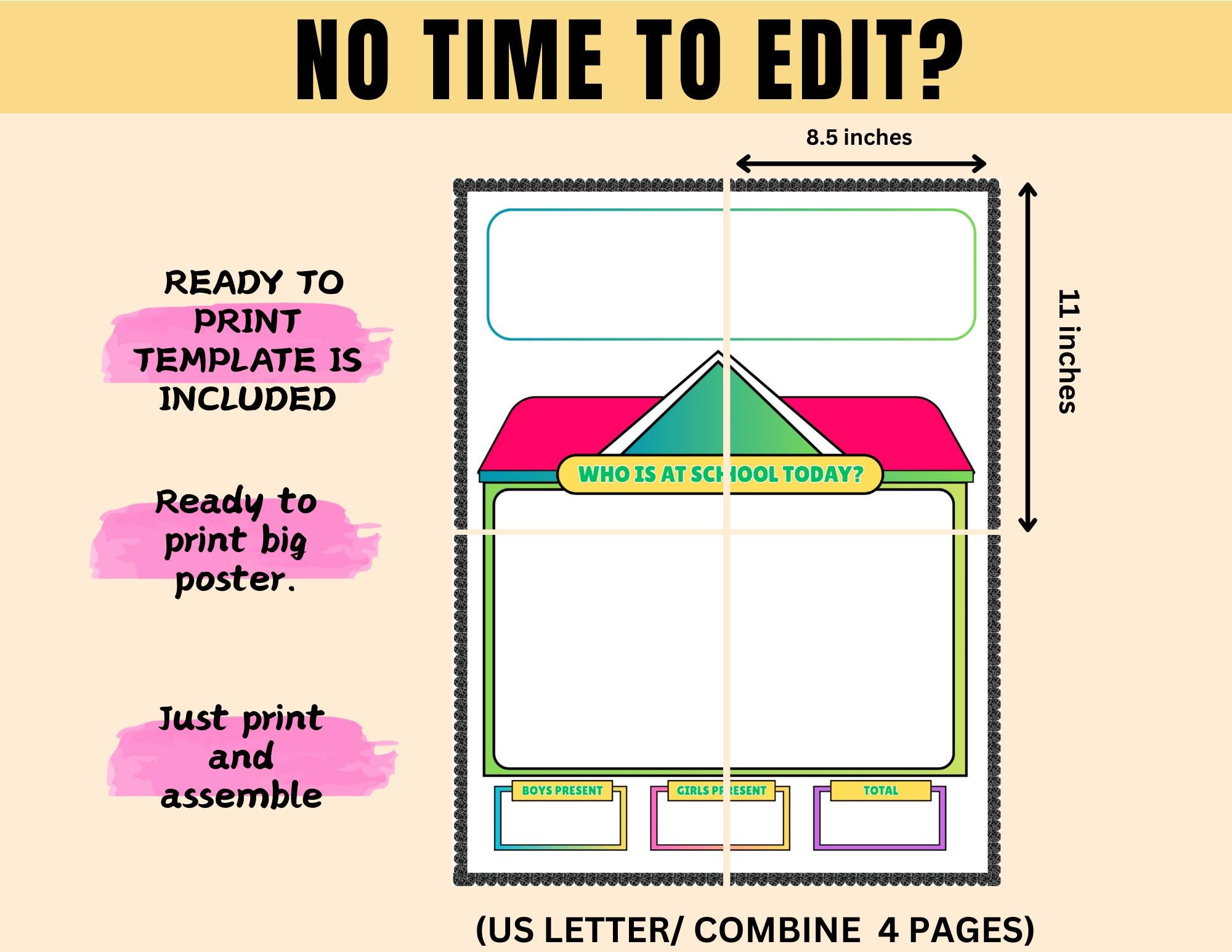 Owl Attendance Chart | School Theme, K-6 Classroom (editable in ...