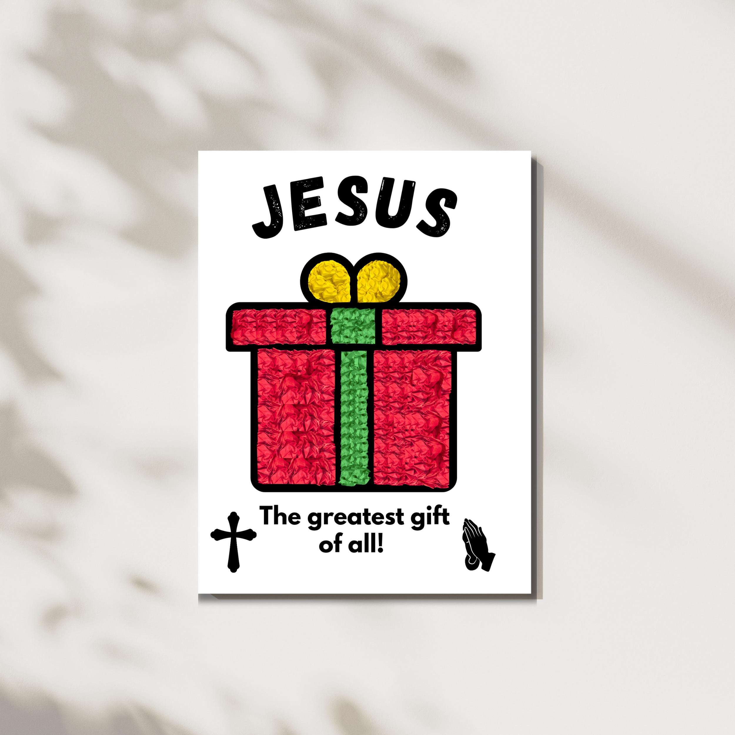 Christmas Nativity Craft | Sunday School Bible Activity (printable) - Etsy