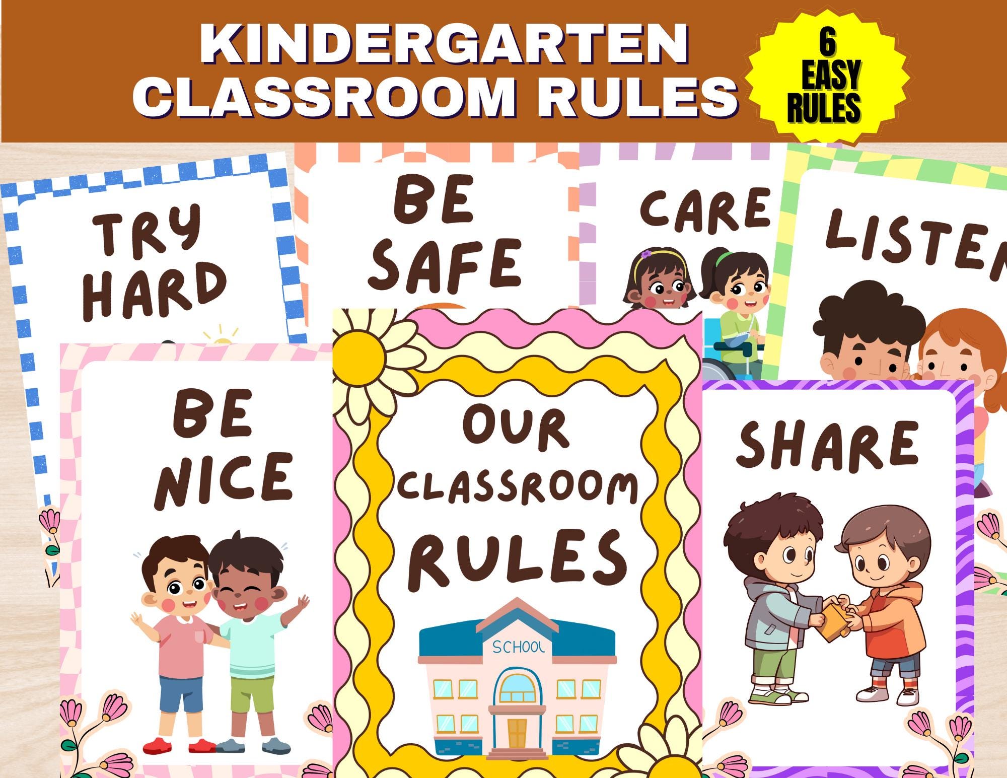 Classroom Rules Printable | Daycare Rules | Classroom Rules | Daycare ...