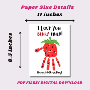 Mother's Day Handprint and Footprint Bundle, Handprint Craft, Printable ...