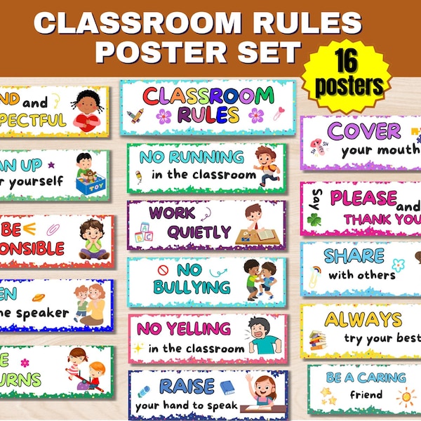 Classroom Rules - Etsy