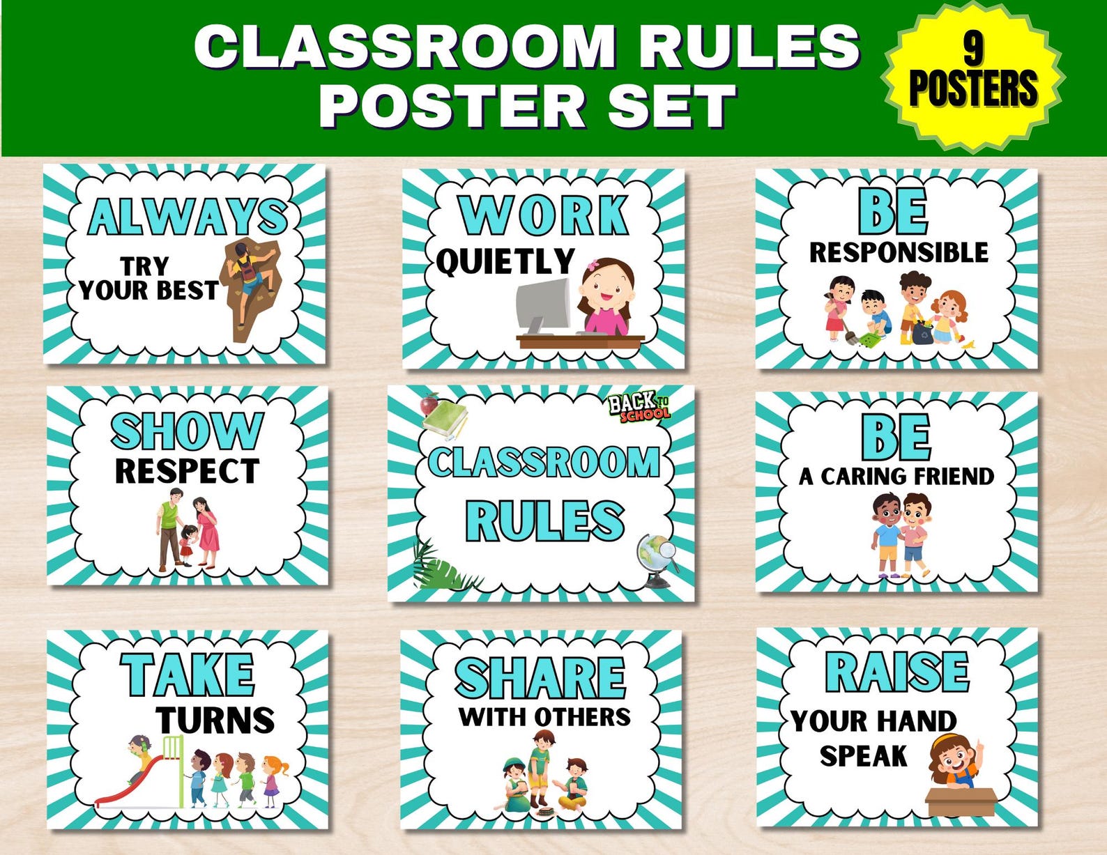Classroom Rules Printable | Daycare Rules | Classroom Rules | Daycare ...