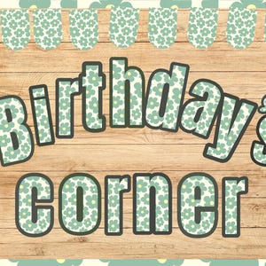 Nature Sage Green Bulletin Board Letters | Classroom Decor (PDF) - Etsy