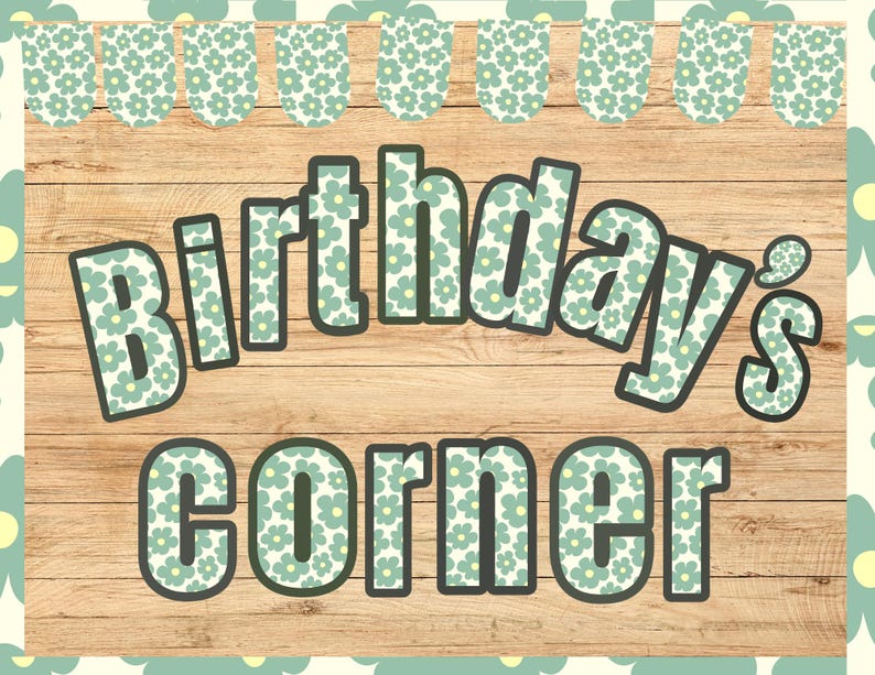 Bulletin Board Letters | Nature Classroom Decor | Classroom Display ...