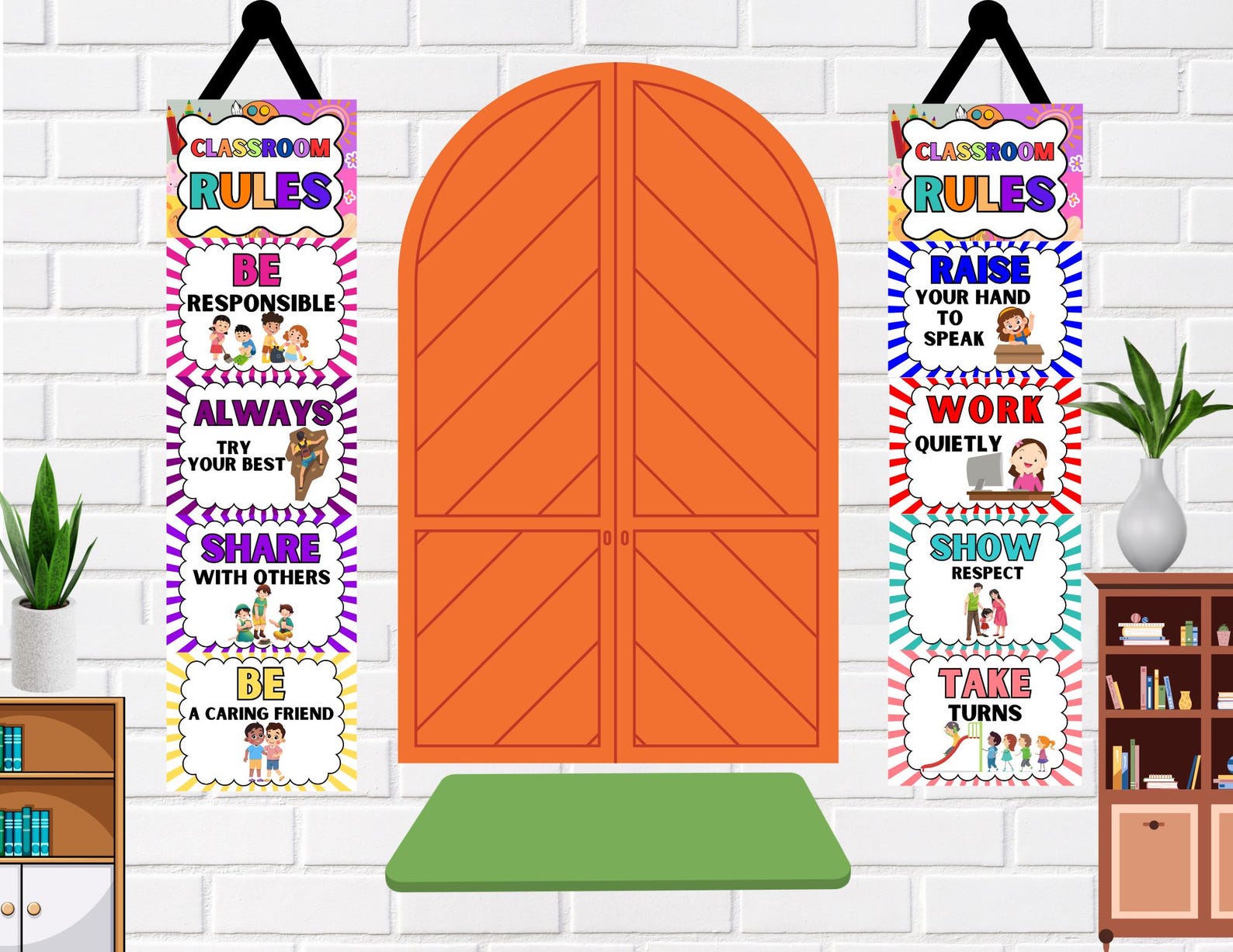 Classroom Rules Posters |classroom Decor | Behavior Rules |teacher ...
