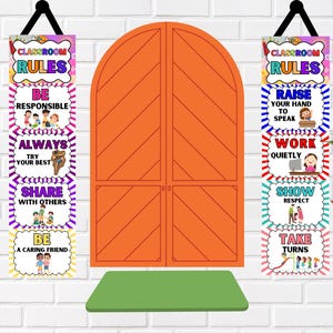 Classroom Rules Posters |classroom Decor | Behavior Rules |teacher ...