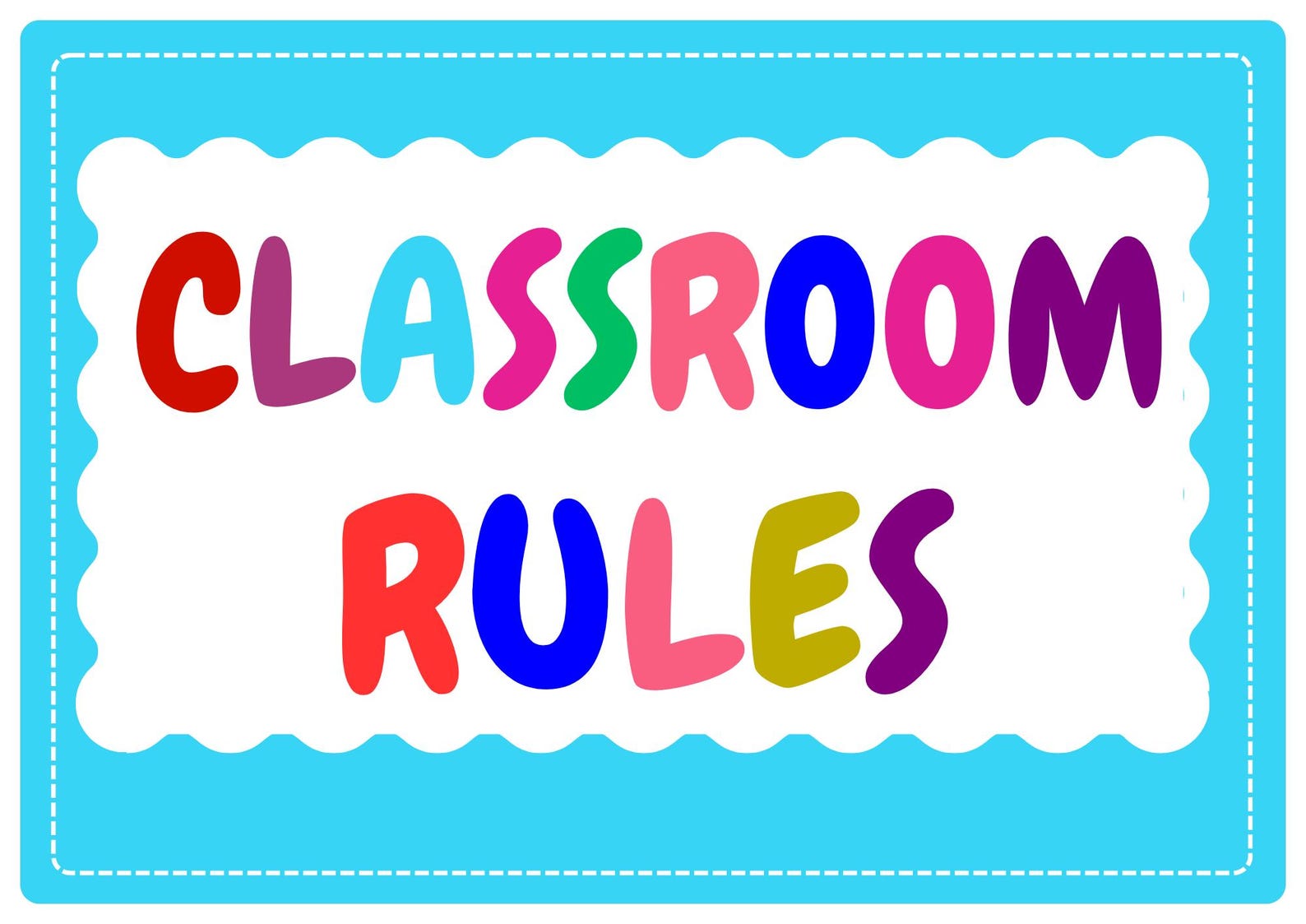Classroom Rules Printable | Daycare Rules | Classroom Rules | Daycare ...