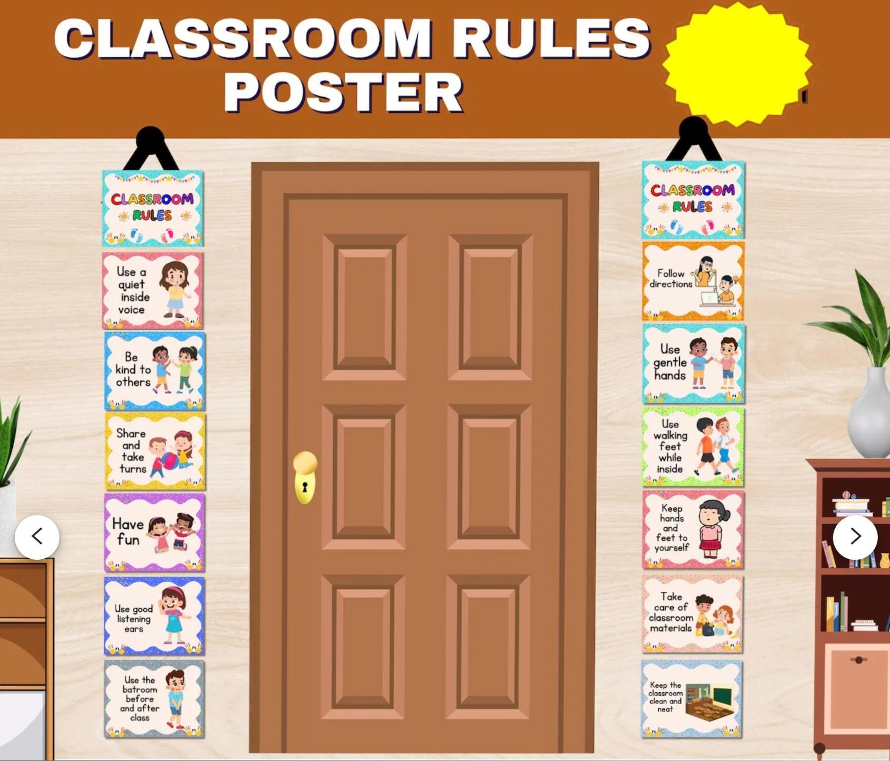 Classroom Rules Printable | Daycare Rules | Classroom Rules | Daycare ...