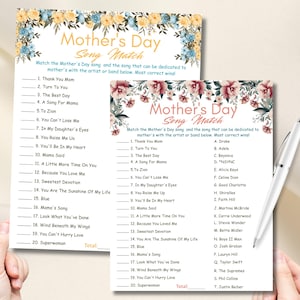 Mothers Day Activity, Mothers Day Song Match, Mothers Day Music Trivia ...