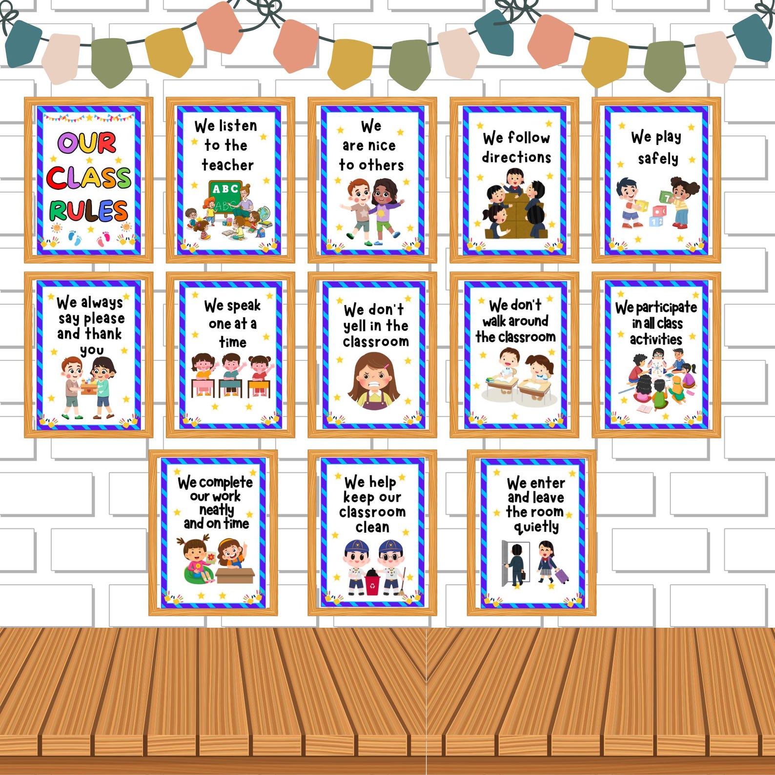 Classroom Rules Printable | Daycare Rules | Classroom Rules | Daycare ...
