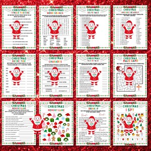 50 Christmas Games Bundle | Printable Holiday Party Games (PDF) - Etsy