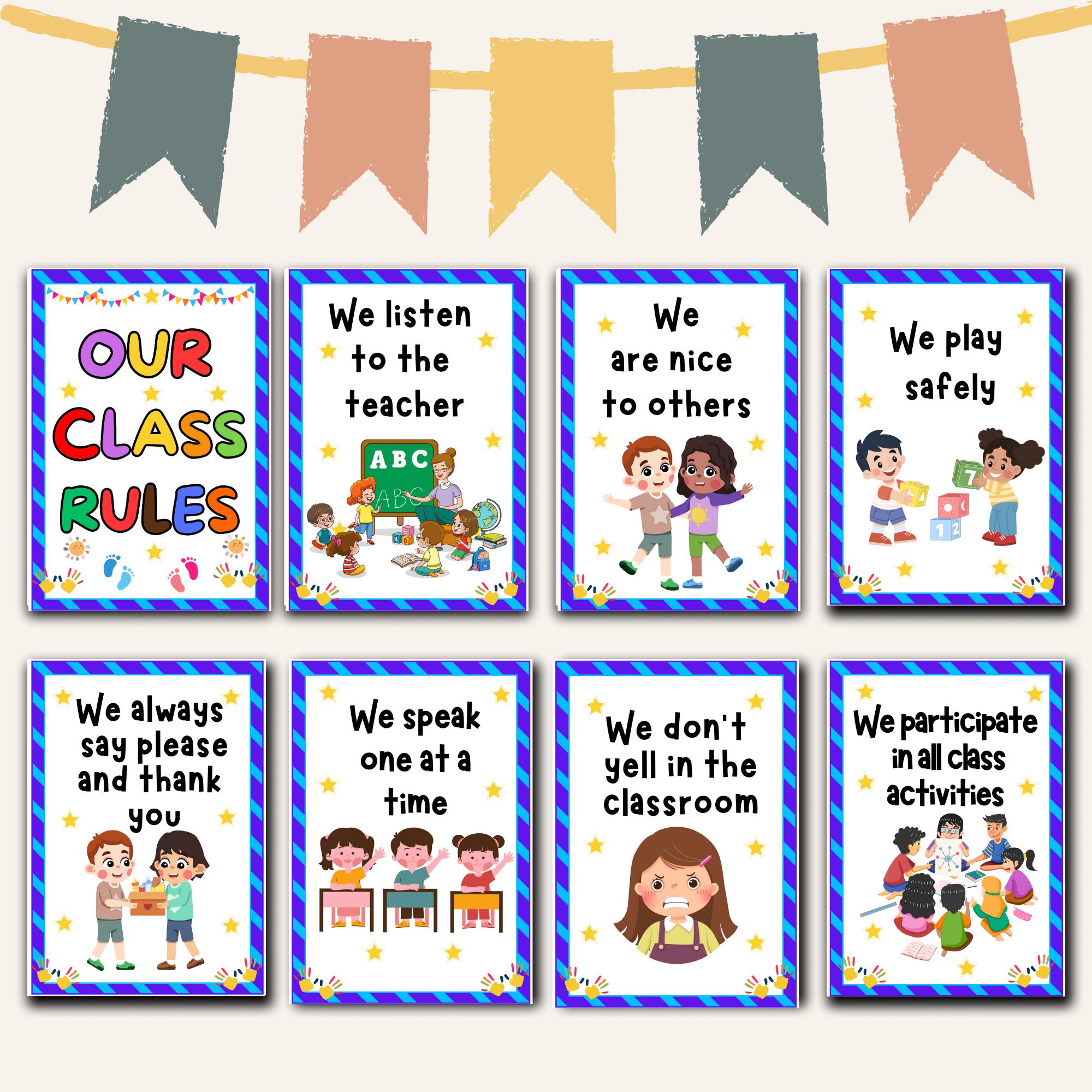 Classroom Rules Printable | Daycare Rules | Classroom Rules | Daycare ...