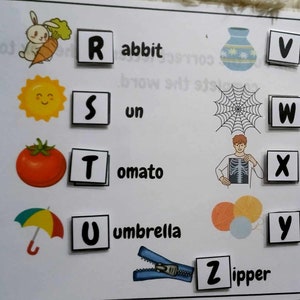 Beginning Sounds, Printable Alphabet Game, Preschool Curriculum ...