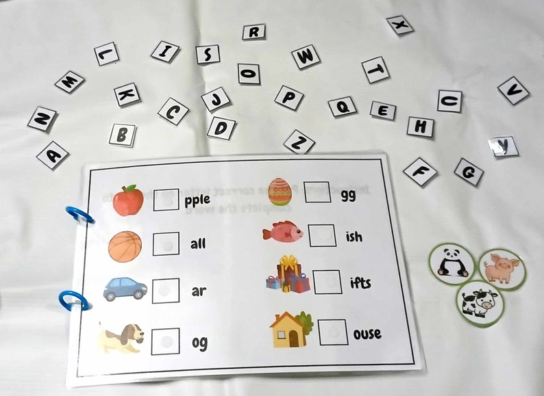 Beginning Sounds, Printable Alphabet Game, Preschool Curriculum ...