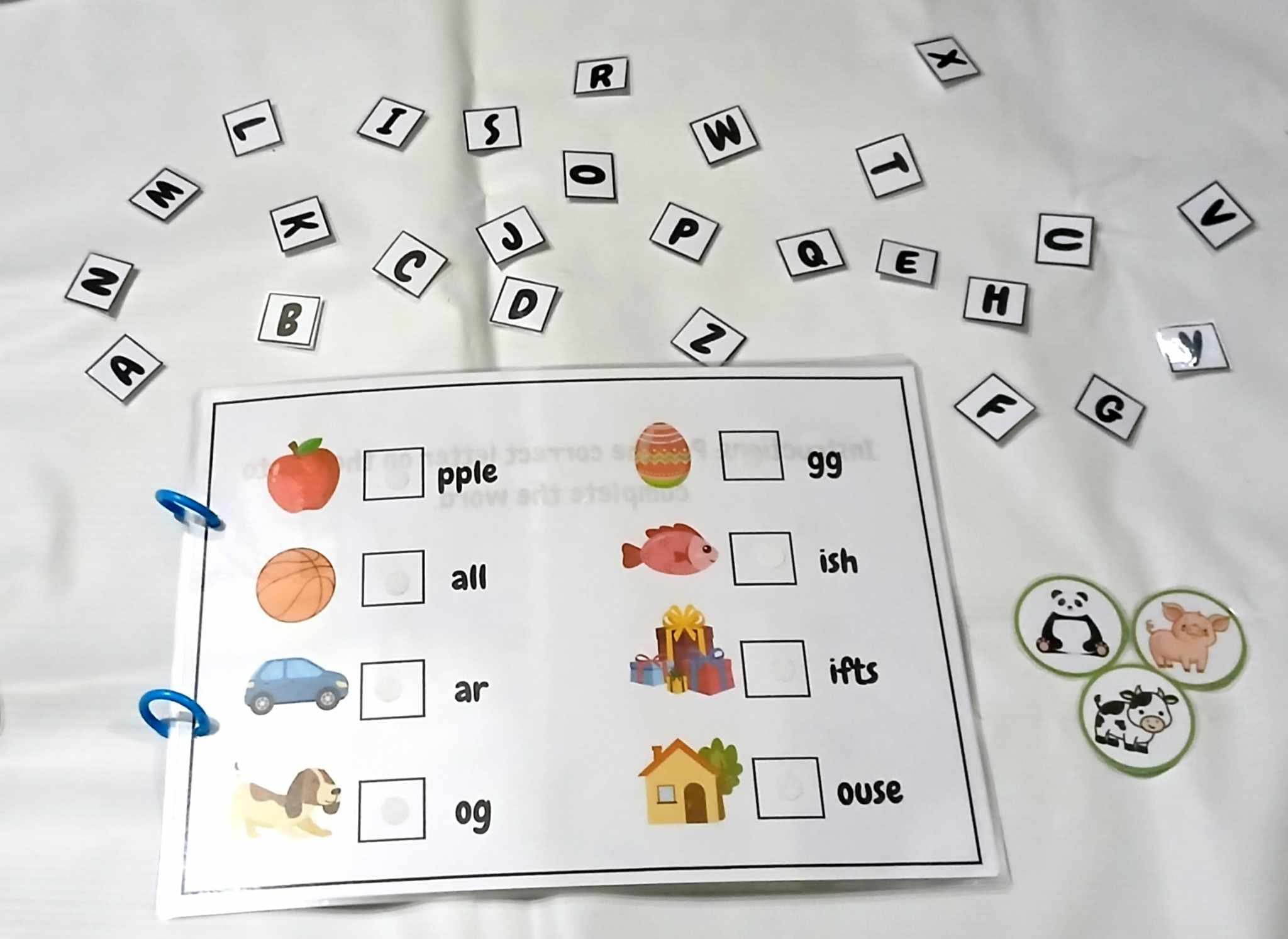 Beginning Sounds, Printable Alphabet Game, Preschool Curriculum ...