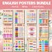 English Classroom Posters | Parts of Speech, Pastel Colors (digital ...