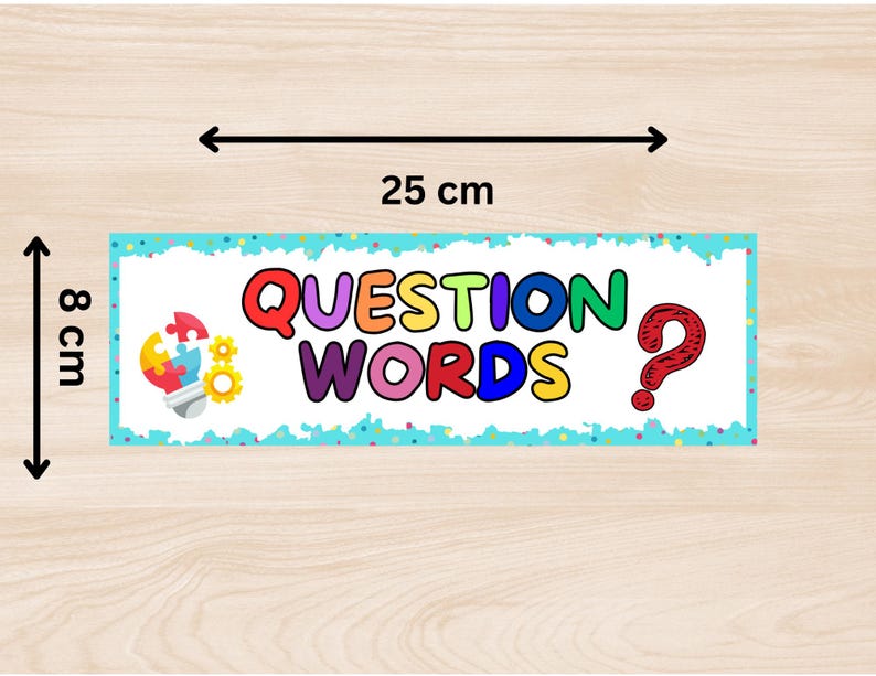 Question Word Classroom Poster Set | ESL Grammar (PDF, PNG) - Etsy