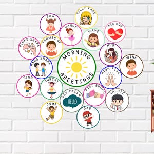 Morning Greeting, Morning Greeting to Welcome Kids, Printable Kids ...