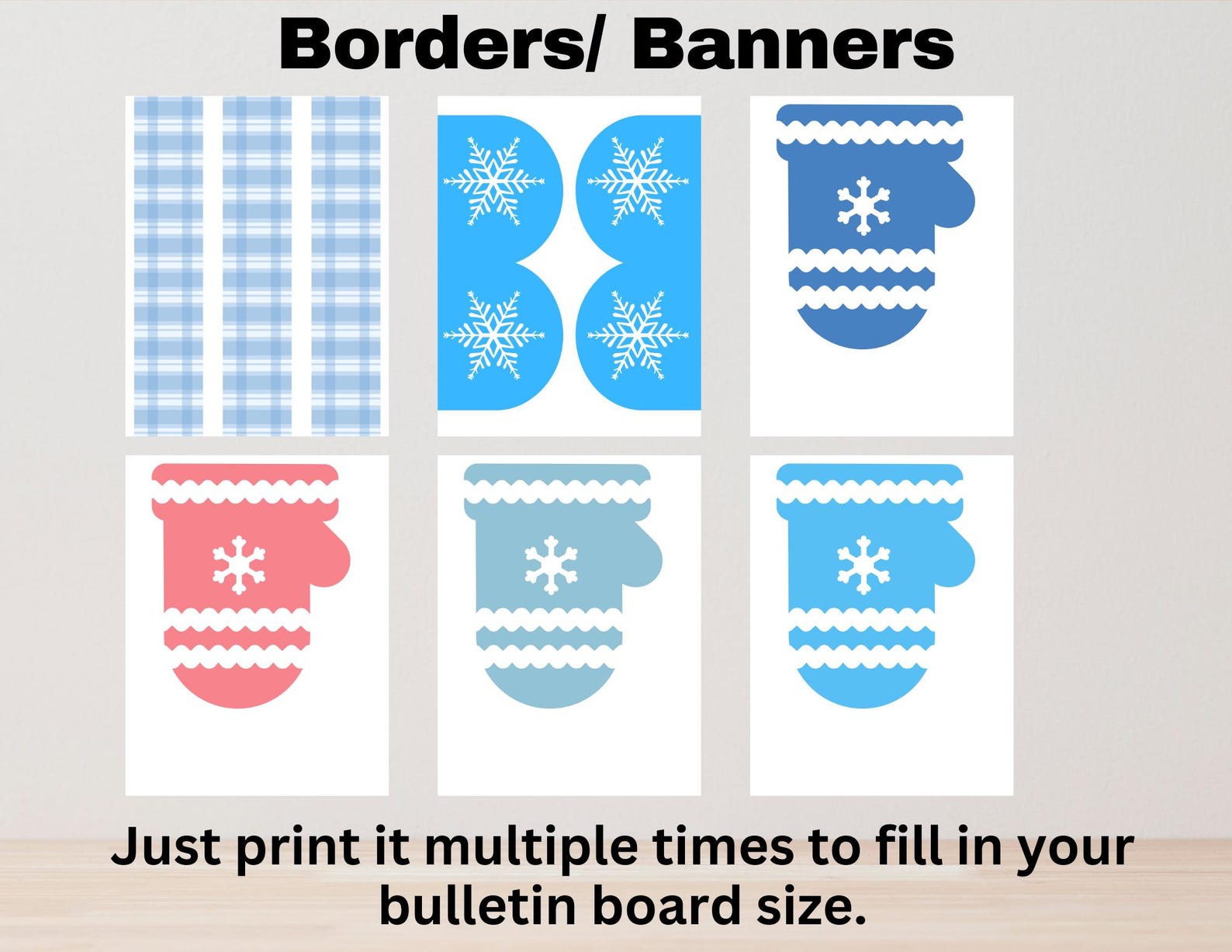 Winter Classroom Bulletin Board Kit | Hello Winter Bulletin Board ...