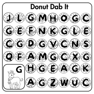 26 Printable Alphabet Uppercase Dab It Worksheets. Preschool Dab It ...