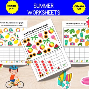 Summer Worksheet Bundle | Preschool Worksheets, Kindergarten Worksheets ...