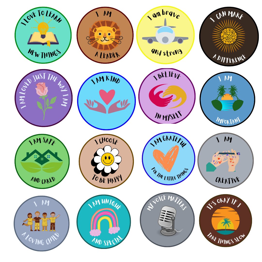 Positive Affirmation Cards for Kids 16 Printable Cards Encouragement ...