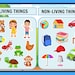 Living Things and Non-living Sort Printable - Nature Learning Game for ...