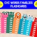 CVC Phonics, Flashcards, CVC Word Families Flashcards, CVC Phonics ...