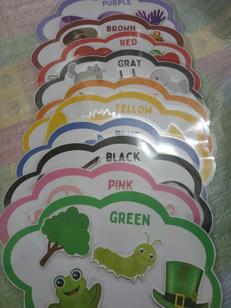 Color Matching Activity, Busy Book for Kids, Printable Activity ...