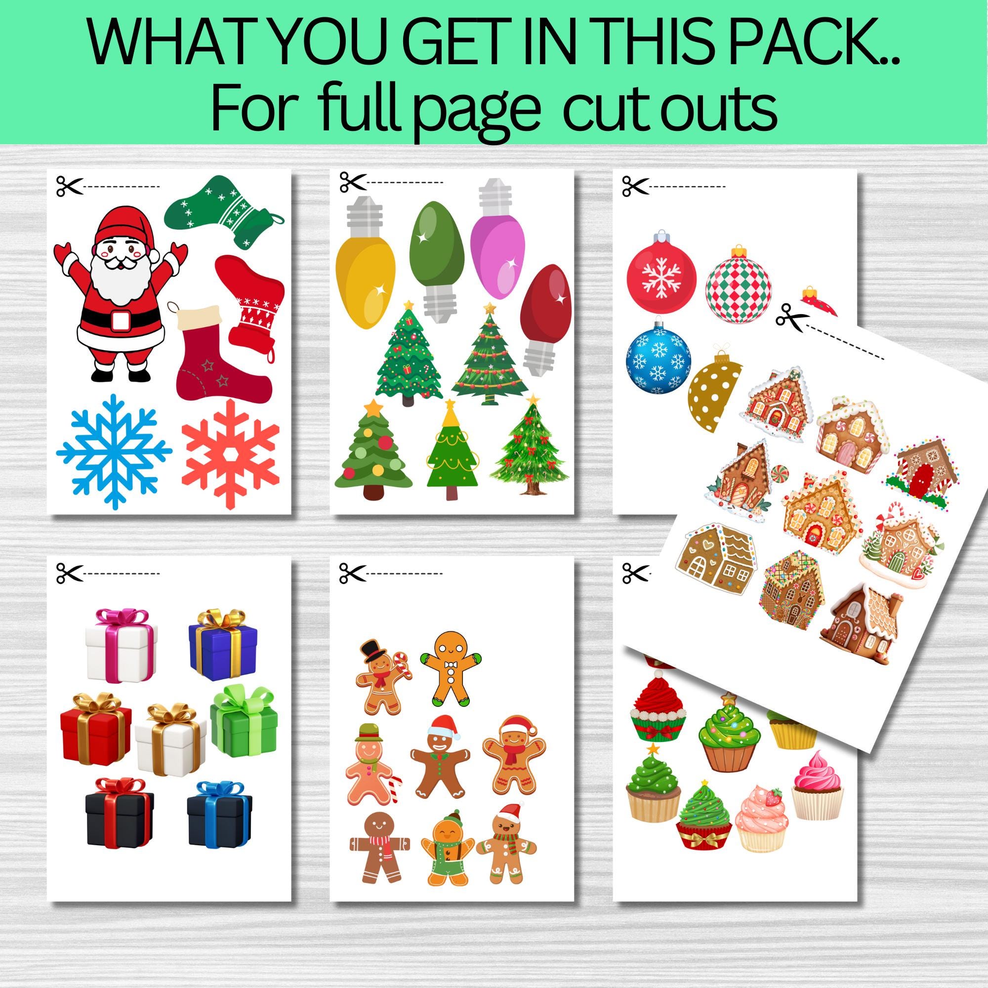 Christmas Counting Activity for Kids, Winter Activity Number Sorting ...